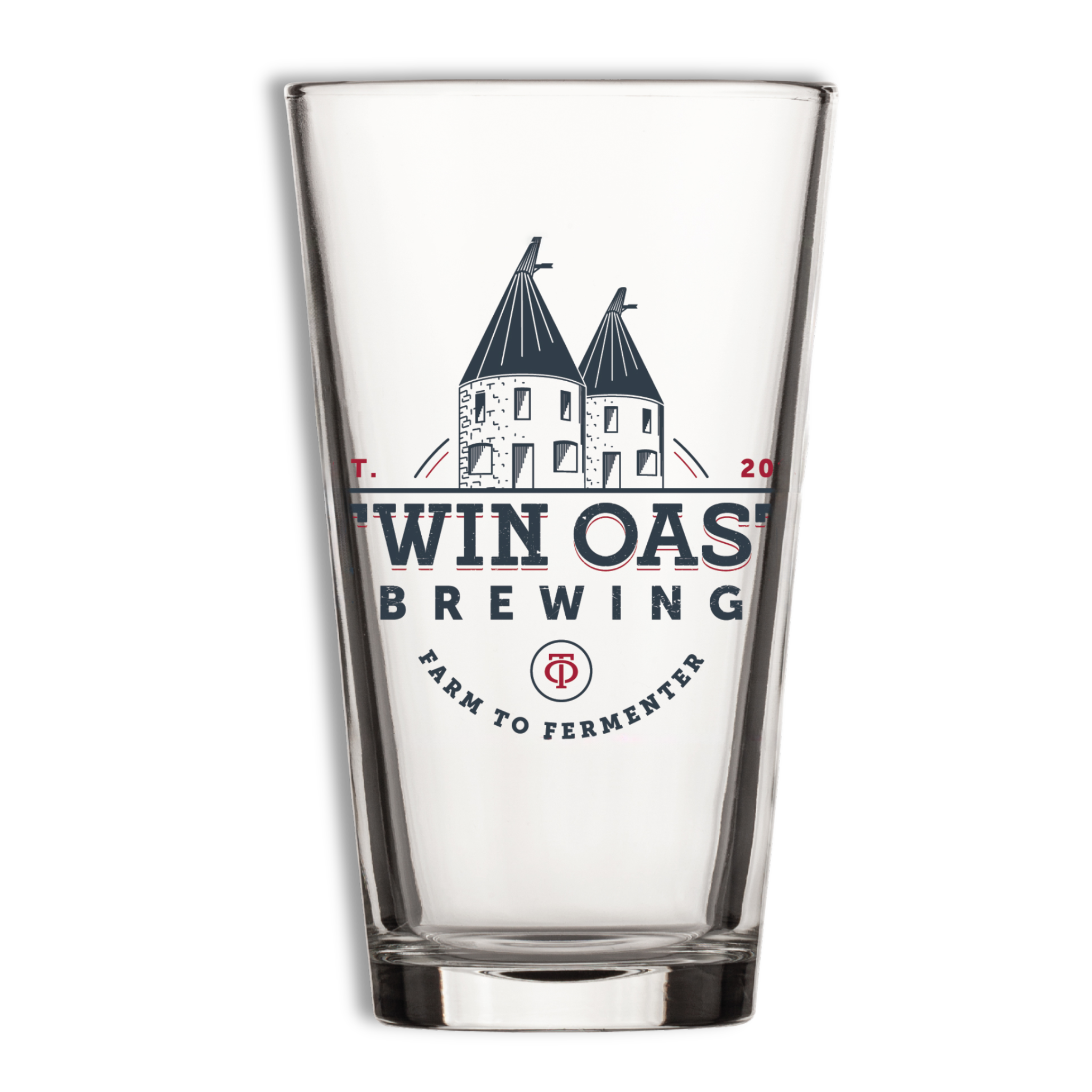 T.O. Pint Glass – Twin Oast Brewing